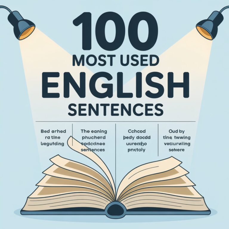 100 Most Used English Sentences | engishkilearning.in